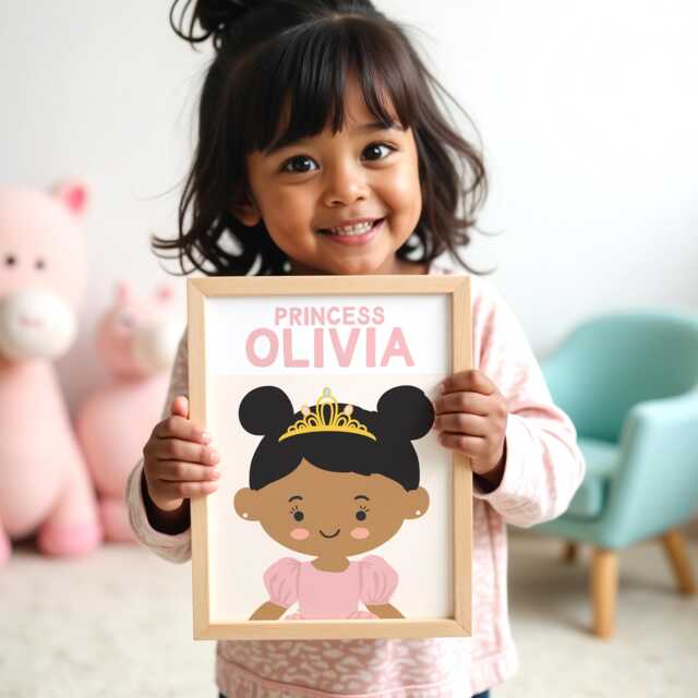 Custom, Personalised Childrens Portrait, Custom Kids Print, Portrait ...