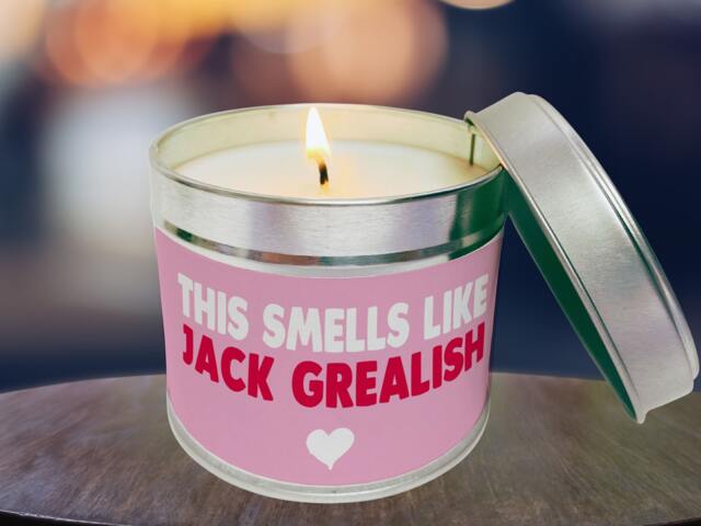 Jack Grealish Candle, Fan, Gift, Candle Gift Gift For Her, Him, Candle ...