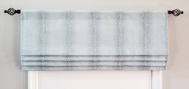 Bottom Pleated Lined Valance - Faux Roman Shade Valance Antelope ...