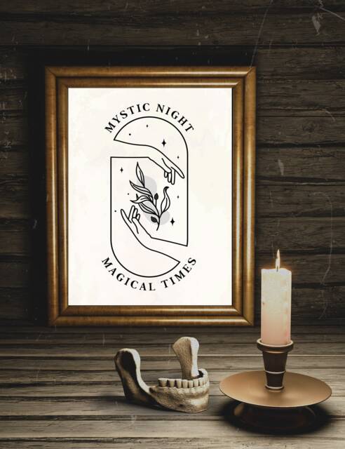 Halloween Mystic Night Magical Times Boho Wall Decor by Etsy | ufurnish.com