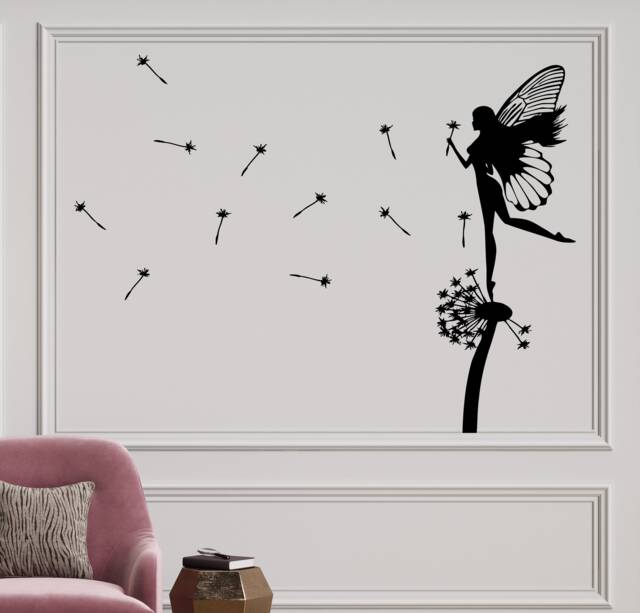 Dandelion Wall Decal/Flowers Wall Decal/Window Stickers/Dandelion Seed ...