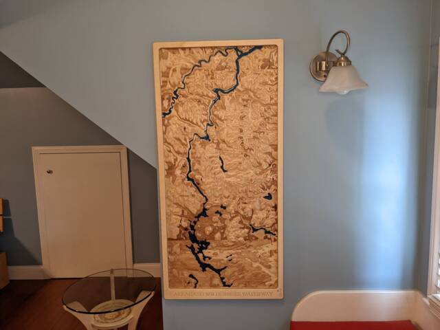 Allagash Wilderness Waterway 3D Wooden Relief Map by Etsy | ufurnish.com