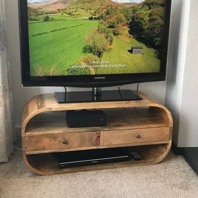 Tv Stand Mid Century Vintage Retro Furniture Large Modern Cabinet ...
