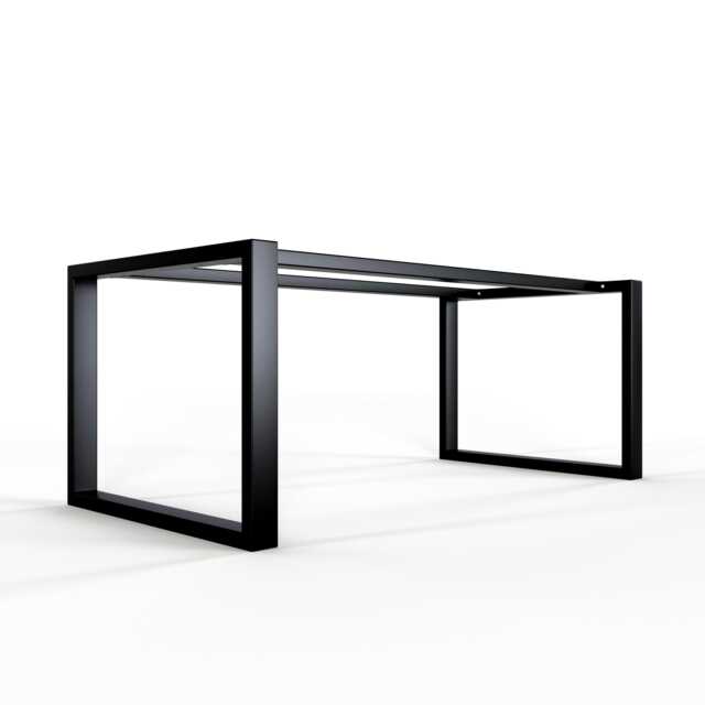 Metal Table Legs With Central Double Bar, Frame, Modern & Sturdy For ...