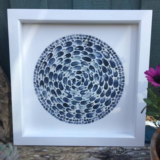 Rockpool in Blue, Gicl??e Fine Art Print, 30cm X 30cm, Unframed ...