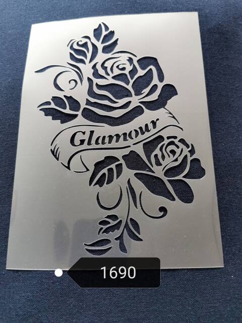 Flower Stencil, Flexible, Reusable, 125Mic, Wall Decor, Home Decor, Furniture Painting, Card ...