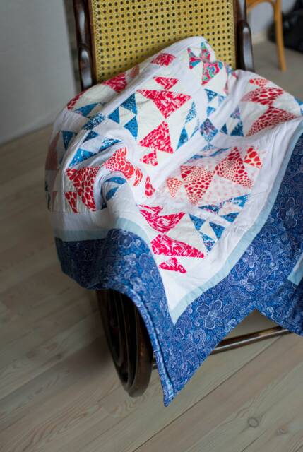 Gourami Quilt. Handmade Patchwork Quilted Bedcover. Stylish Modern ...