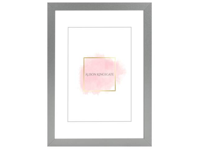 Modern Thin Picture Frames With Mount Silver Poster Frame Photo ...