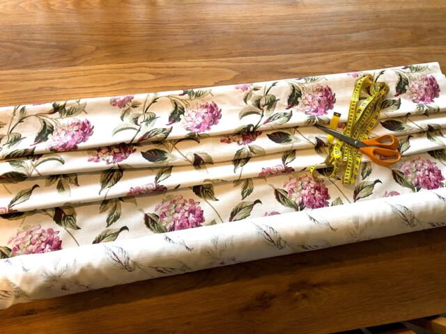 Custom Roman Blind Floral Print Laura Ashley Hydrangea Pink Lounge ...