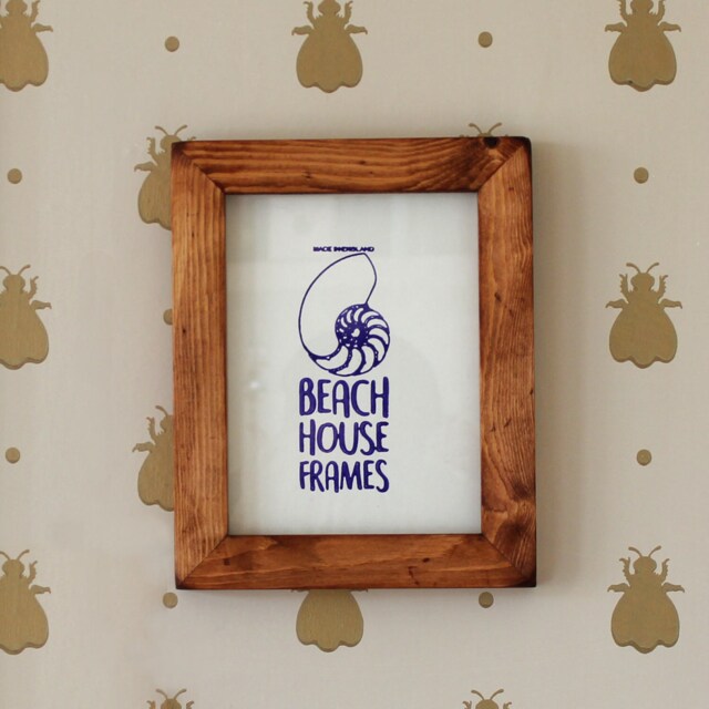 A5 Handmade Rustic Picture Frame - Antique Wedding Photo Vintage Retro Modern Shabby Chic Beach ...