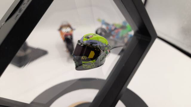 Handmade Moto-Gp Helmet Artwork Gift in A Floating Display 112 by Etsy ...