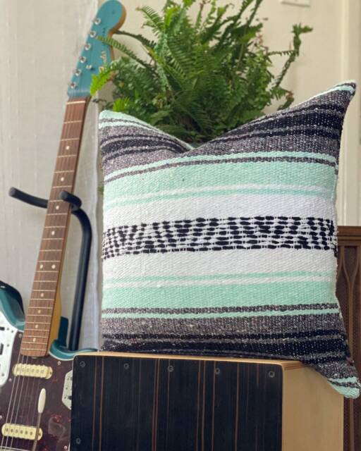 Double Sided Mexican Blanket Pillow Cover by Etsy | ufurnish.com