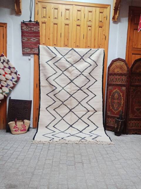 Beni Ourain Rug. Authentic Moroccan Berber Custom Berber Rug by Etsy ...
