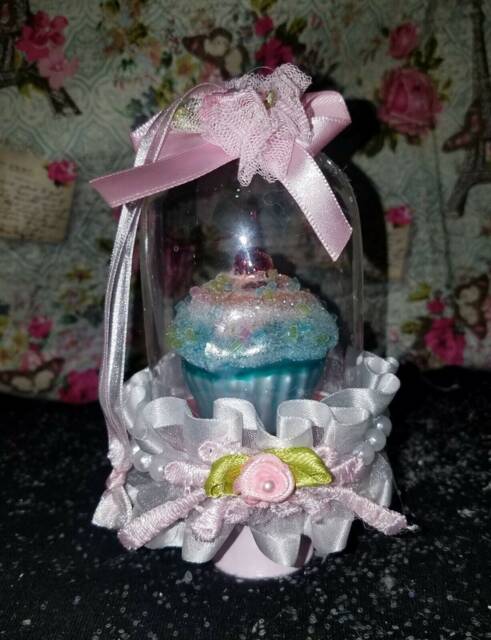 Shabby Chic Christmas Victorian Cupcake Confections Ornament Bakery ...