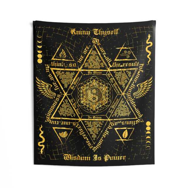 Occult Hermetic Wisdom - As Above So Below Sacred Geometry Ancient Yin ...