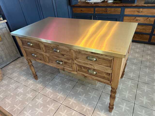 Bespoke Spindle Dairy Table Kitchen Island by Etsy | uFurnish.com