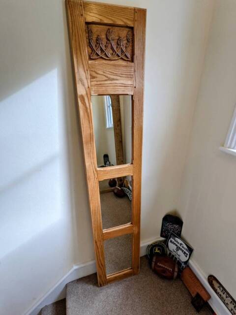 Full Length Mirror Antique Oak Wainscoting by Etsy | ufurnish.com