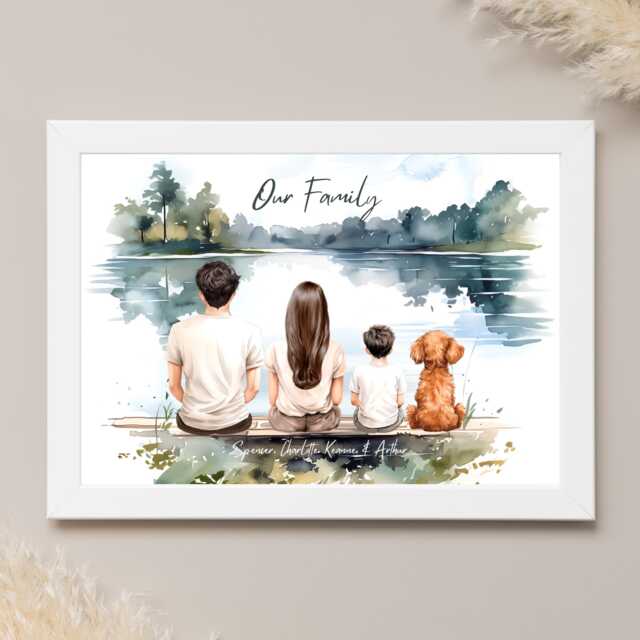 Personalised Family Print, Gift Ideas, Dog Portrait, Our Housewarming ...