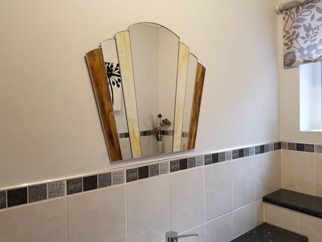 Art Deco Fan Mirror - Stained Glass by Etsy | ufurnish.com