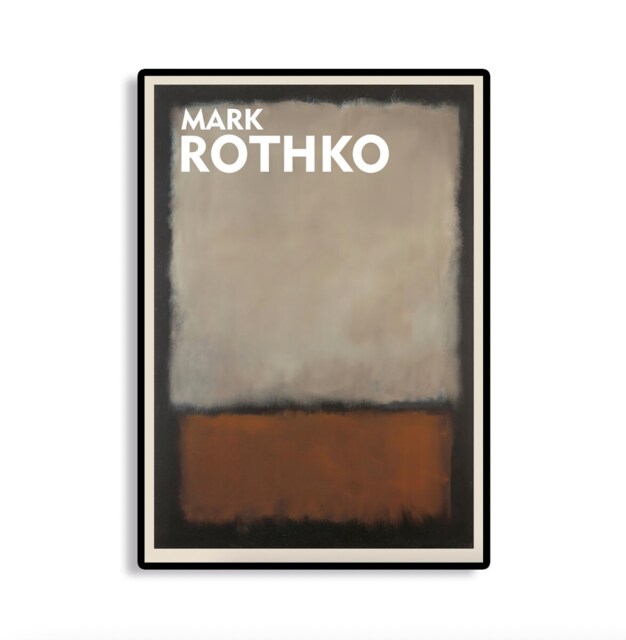 Rothko, Artist, Abstract, Poster, Modern Art, Postmodern, Poster, Wall ...