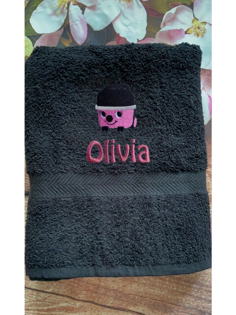 Embroidered Personalised Swimming Or Sports Towel. Ideal Kids Gift ...