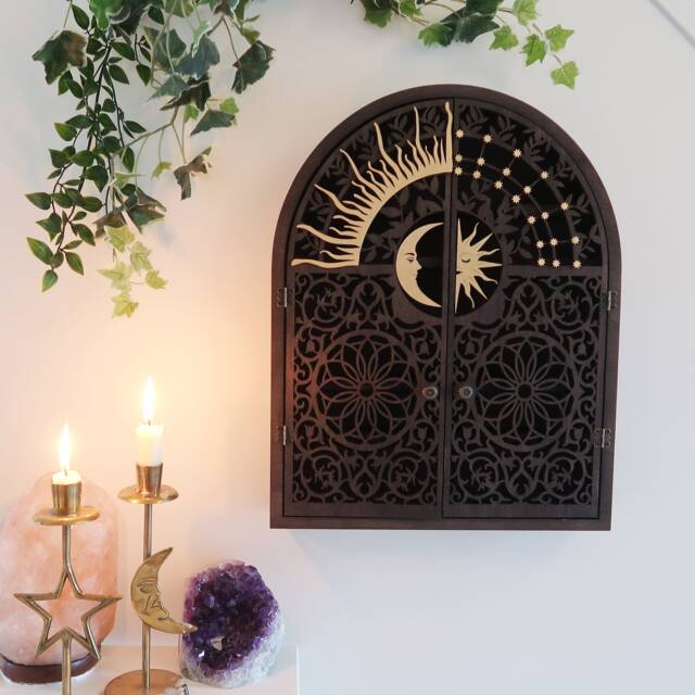 Coppermoon Celestial Arch Oddities Cabinet - Decor, Goblincore ...