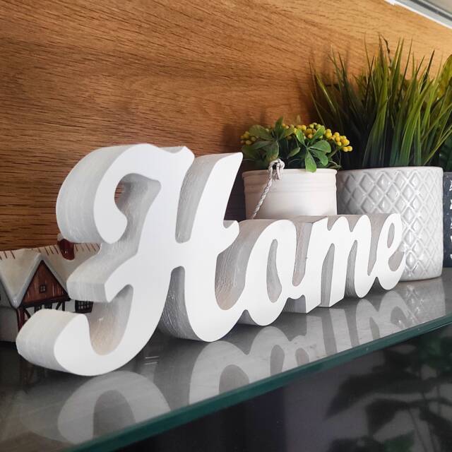 Home Stand Alone Wooden Letters, Freestanding Home Sign, Rustic Sign ...