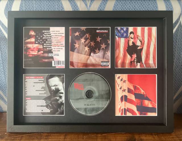 Eminem - Revival Cd Wall Display Frame Not Included by Etsy | ufurnish.com