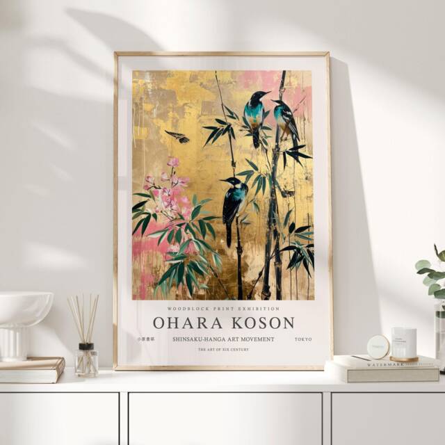 Ohara Koson, Koson Poster, Print, Japanese Wall Art, Japandi, Japandi ...