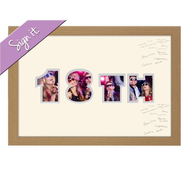 18Th Photo Frame Word Birthday Signing Special Gift Signing-869D By ...