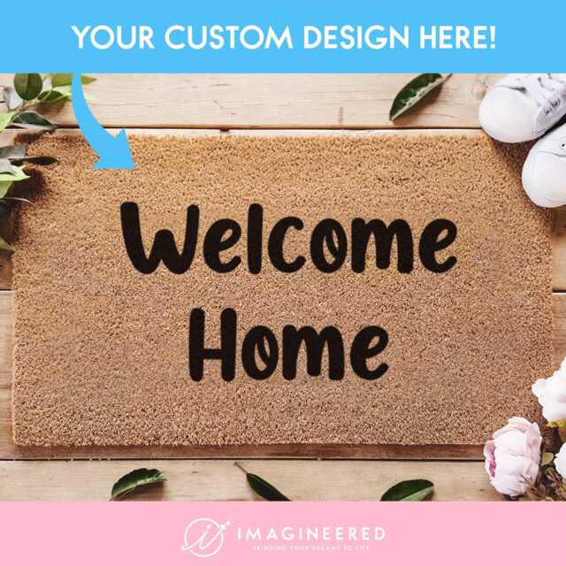 Custom Doormat/Personalized Customized Welcome Mat New Home, Realtor ...