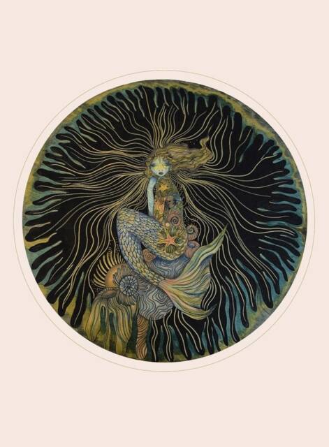 Mermaid , Fantasy Art Pop Surrealism Print A4 by Etsy | ufurnish.com