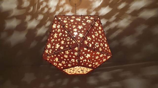 Laser Cut Star Light Shade by Etsy | uFurnish.com