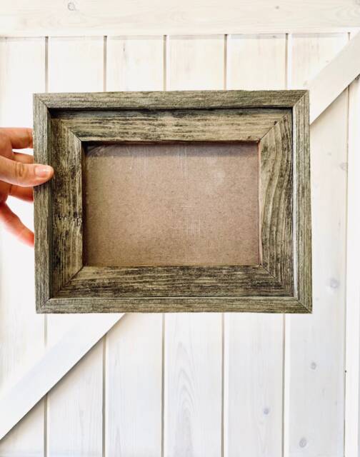 5x7 Custom Reclaimed Wood Picture Frame - Barn Barnwood Beveled Edge ...