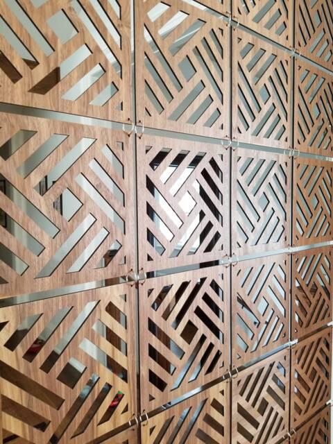 Walnut Wall Hanging, Hanging Room Screen Divider, Acm Stickers, Cutout ...