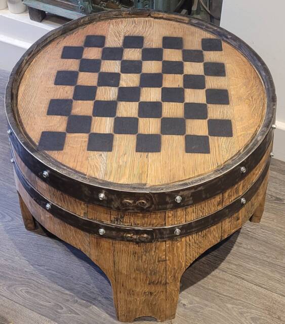 Genuine Oak Whiskey Barrel Coffee Tables by Etsy | ufurnish.com