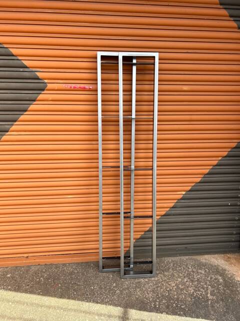 Frames Only Book Case - Shelving Unit Room Divider Bar Made From Box ...