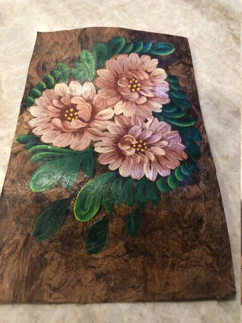 Flower Painting On Mexican Bark by Etsy | ufurnish.com