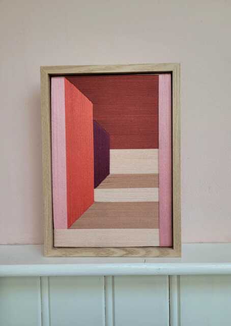 Textile Art, Woven Miniature Wall Geometric Textile Art by Etsy ...