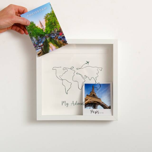 Personalised Travel Memory Box - Adventure Keepsake For Couples My ...