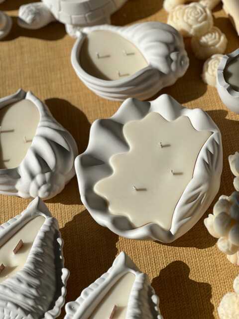 Clam Shell Candle - Container by Etsy | ufurnish.com