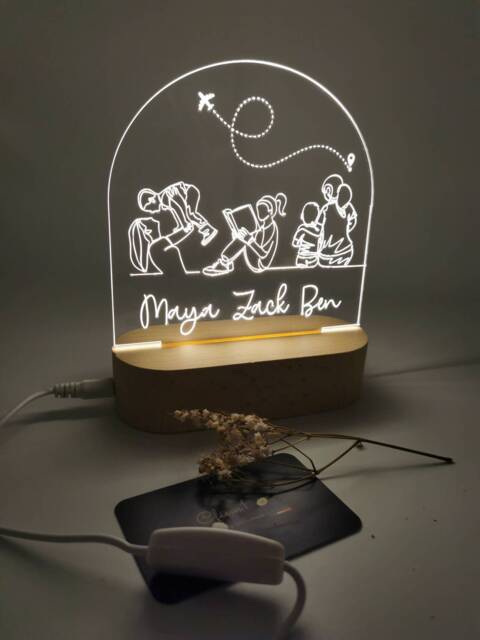 Led Lamp - Customizable Night Light Plexi Custom Creation According To ...