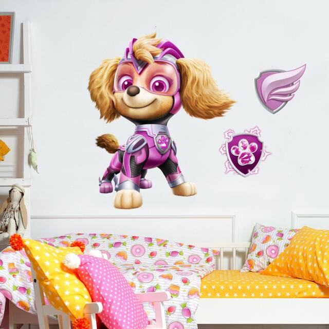 Paw Patrol Wall Sticker - The Mighty Movie Skye Decal by Etsy ...