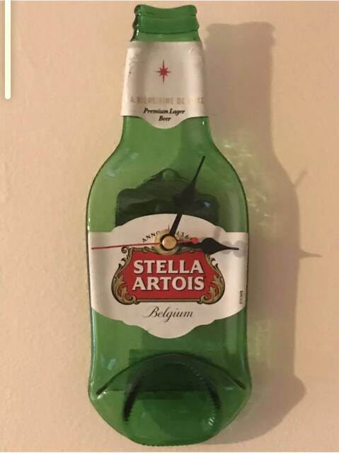 stella Artois Squashed/Flattened Bottle Wall Clock by Etsy | ufurnish.com