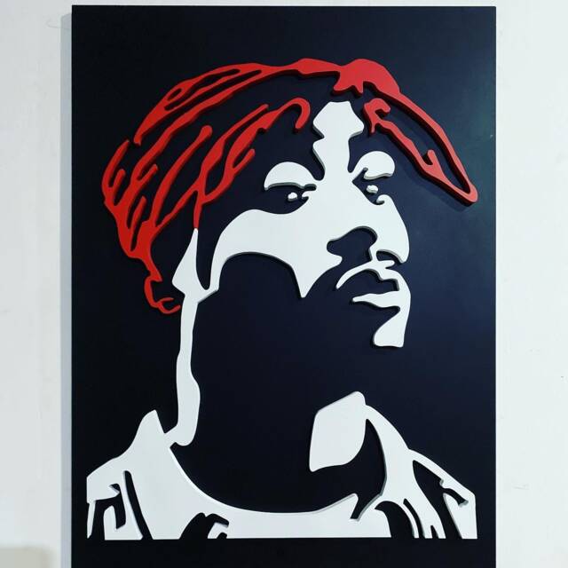 Tupac , Tupac Wall Art, Metal Decor, Livingroom Poster, 2Pac, Gifts For ...