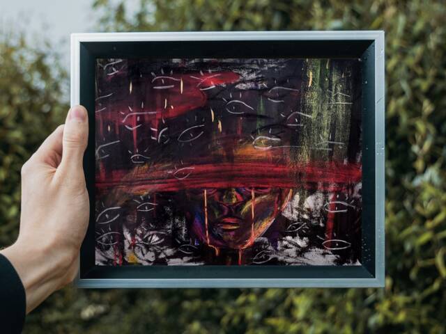 Watching/Mental Health Awareness Print Fine Art 5 X 7 8.5 11 Wall Decor ...