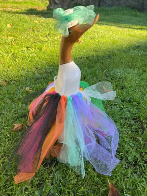Handmade Tutu Wooden Duck Dancer Ballerina Lady Dress Skirt by Etsy ...