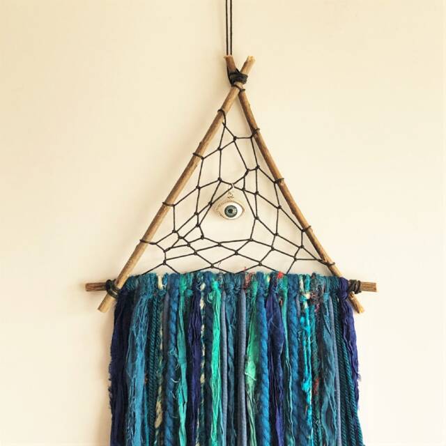 Dreamcatcher - Triangle Willow Triangle Recycled Bohemian Eccentric ...