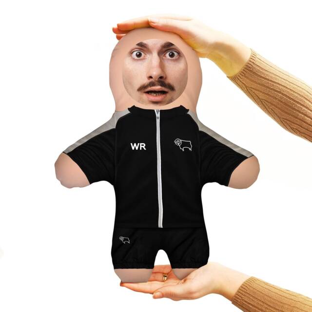 Derby County Fc Managers Tracksuit - Personalised Mini Me??? Photo Doll ...