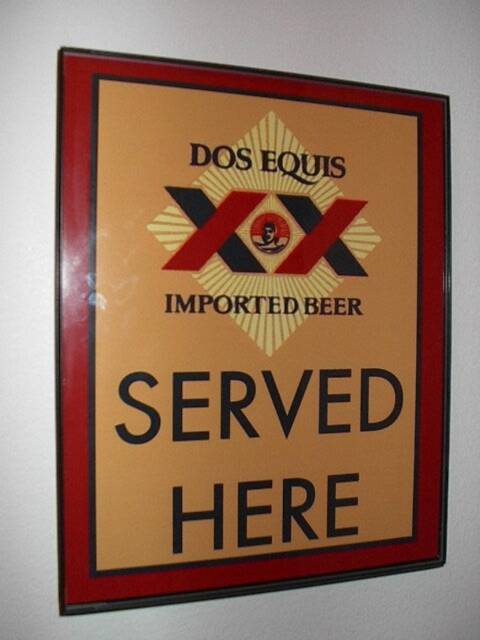 Dos Equis Cerveza Beer Bar Framed Advertising Print Man Cave Sign by ...